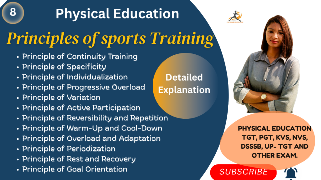 Principles of Sports Training | Sports and Physical Education